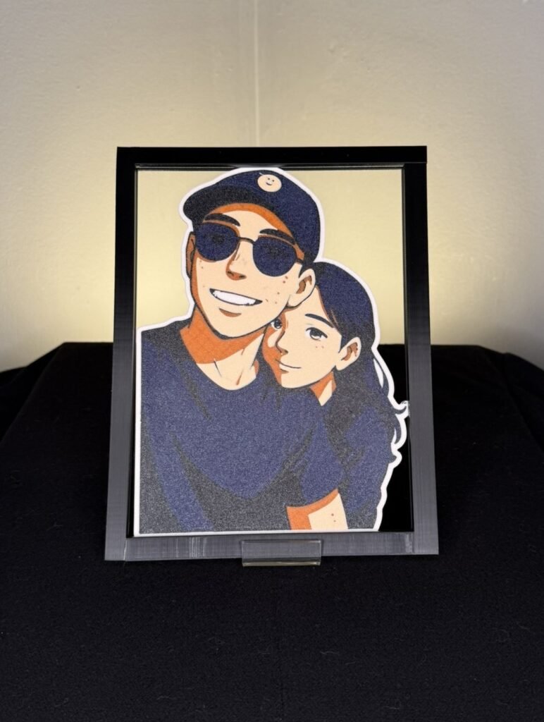 Retrato personalizado anime – Fineprint 3D Studio